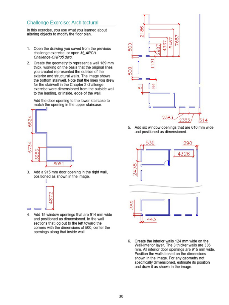 05 Architectural Walls and Openings | PDF | Stairs