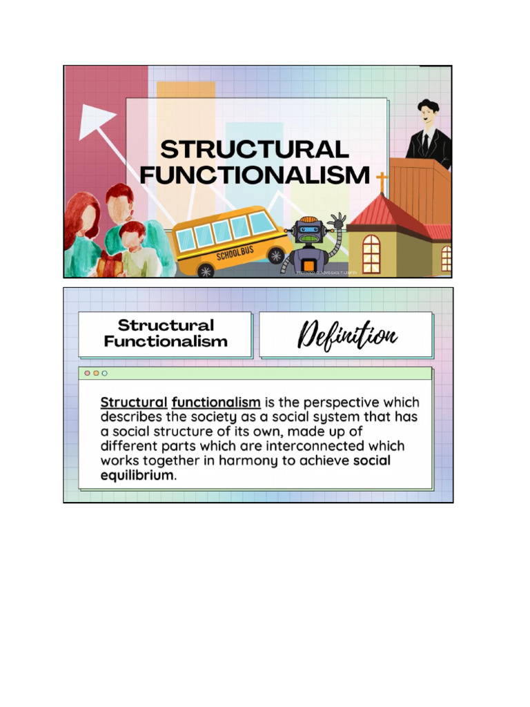 Structural Functionalism | PDF