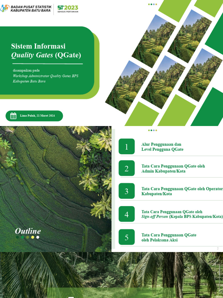 Panduan Penggunaan Quality Gates BPS | PDF