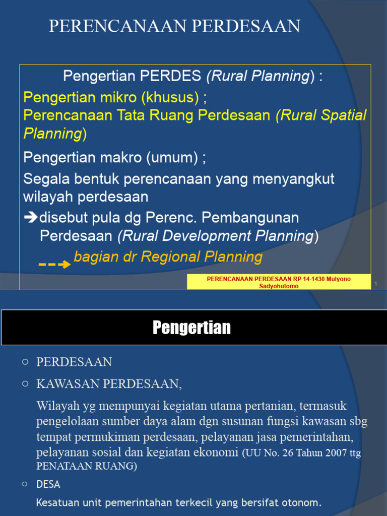 Ruang Lingkup Perdes. | PDF