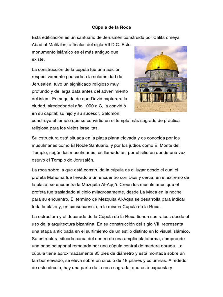 Cupula de La Roca | PDF | Mosaico