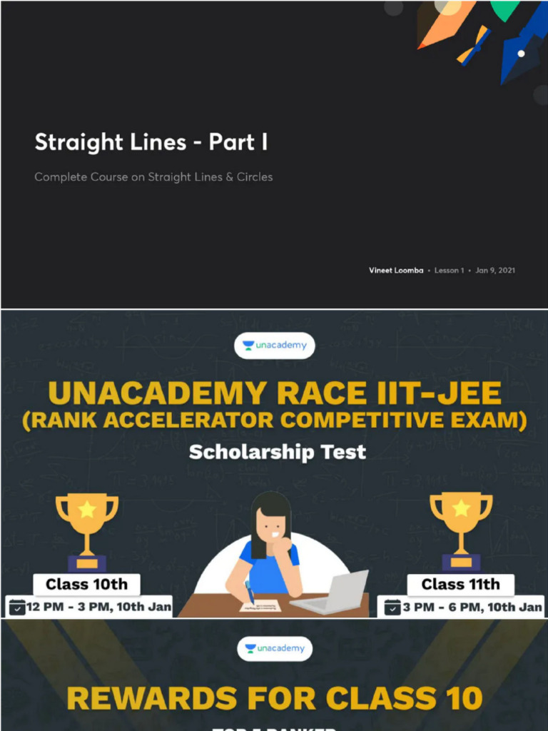 Straight Lines Part I With Anno | PDF