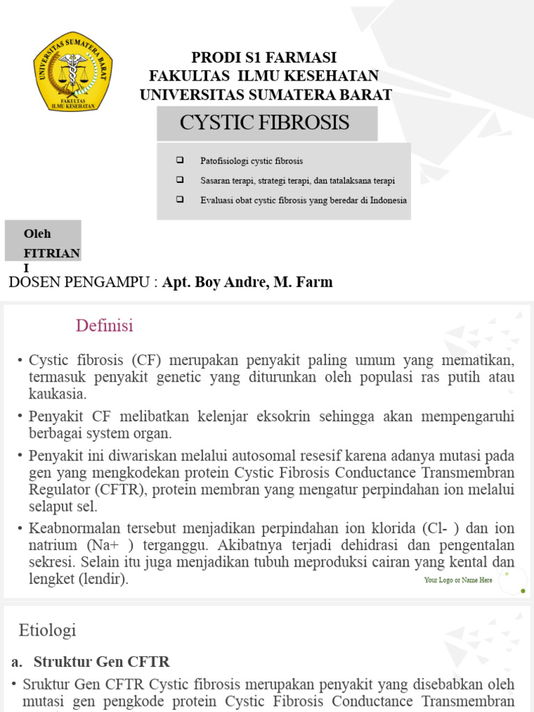 Cystic Fibrosis | PDF