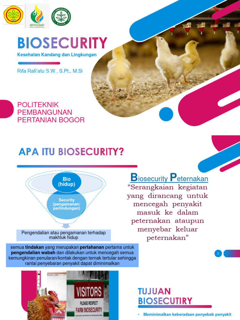 Biosecurity - Kesehatan Kandang & Lingkungan | PDF