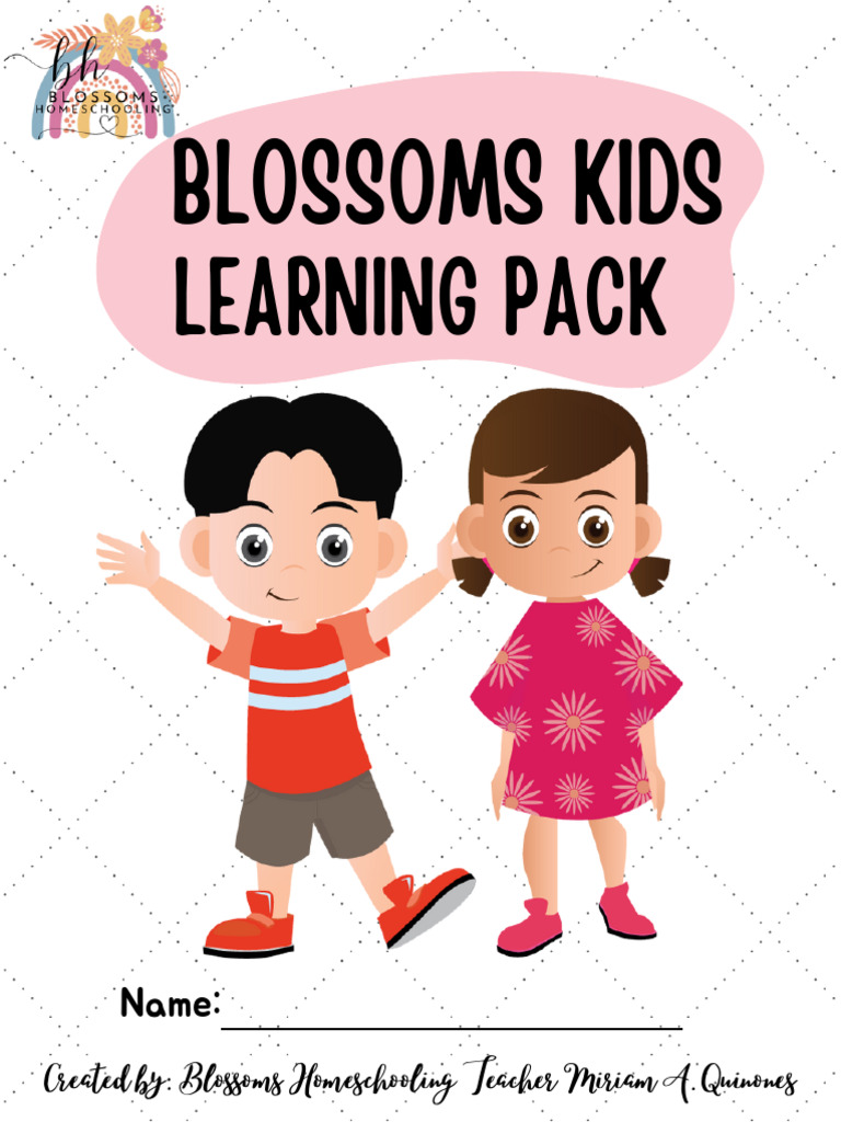 Blossoms Kids Learning Pack New | PDF