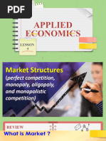 Market Structures - Notes For Economics Students | PDF
