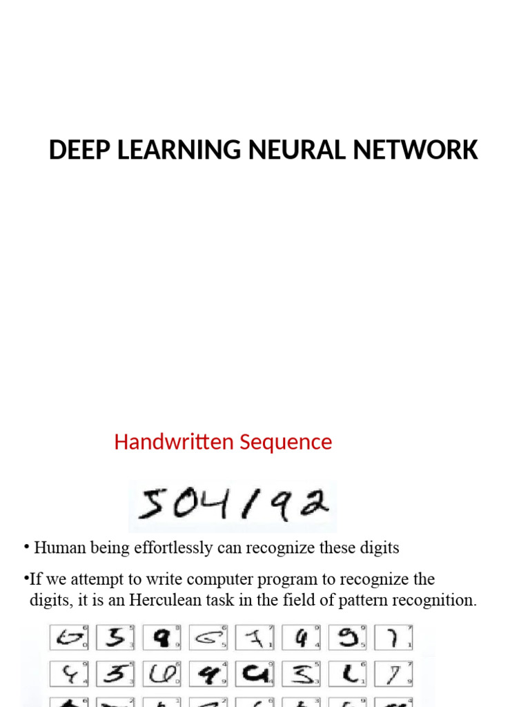 Deep Learning | PDF