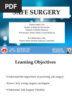 PRE OPERATIVE CHECKLIST | PDF