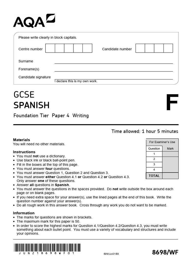 Aqa 86984F QP Nov21 | PDF Aqa 86984F QP Nov21 | PDF