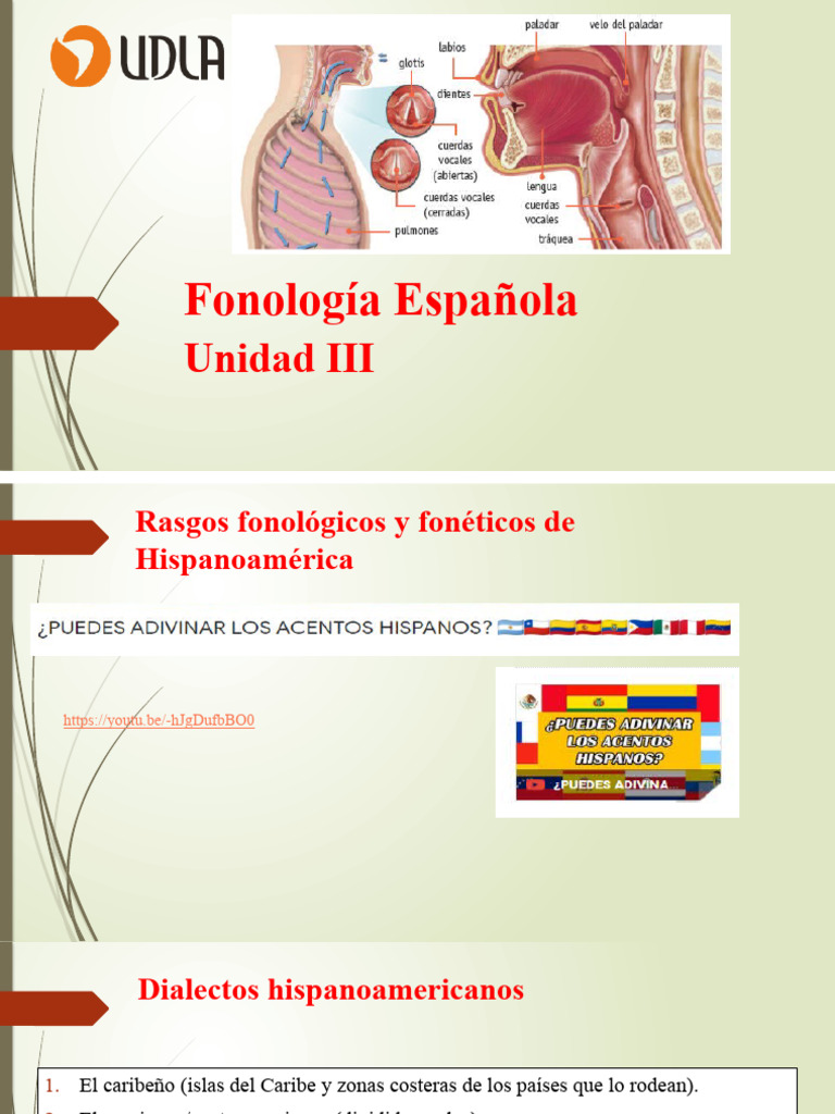 Unidad III Fonología Española Corregido | PDF | Fonema | Fonología
