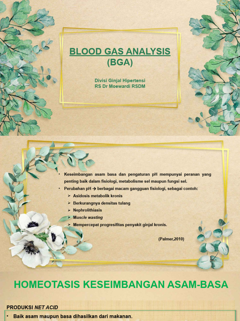 Analisa Gas Darah - Agd | PDF