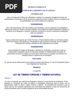 Ley Del Timbre Forense y Timbre Notarial | PDF | Abogado | Justicia