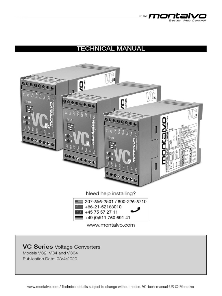 VC2 Voltage Converter Manual Us e | PDF