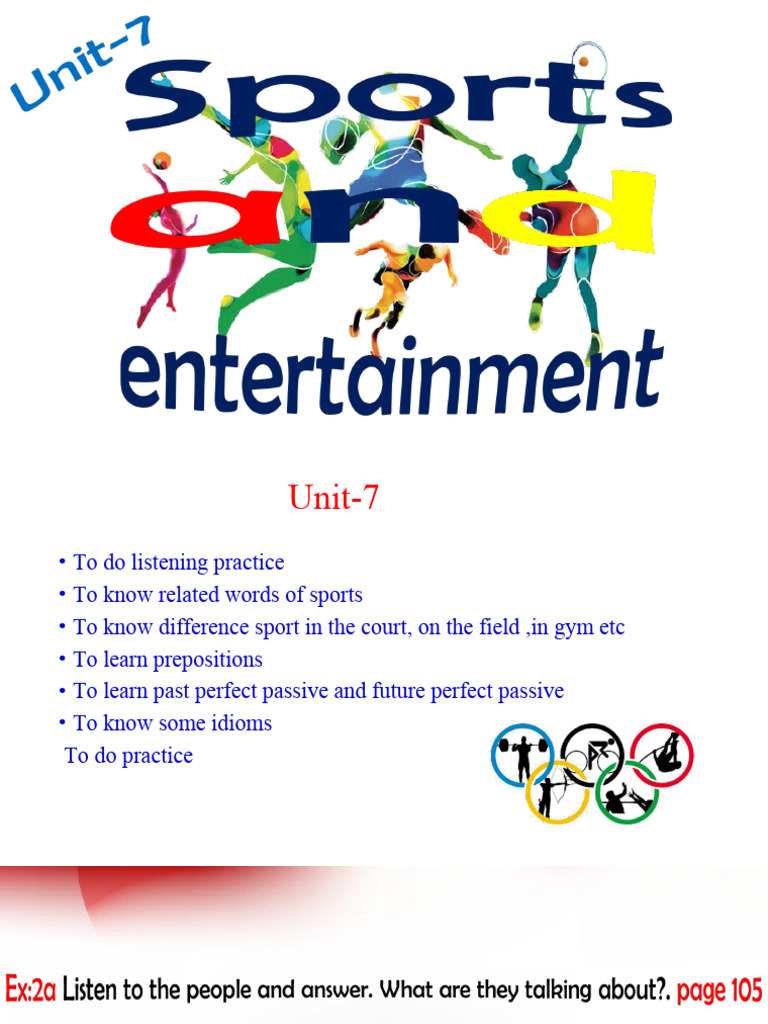 UNIT-7 SPORTS AND ENTERTAINMENT 11th Grade | Download Free PDF | Sports ...