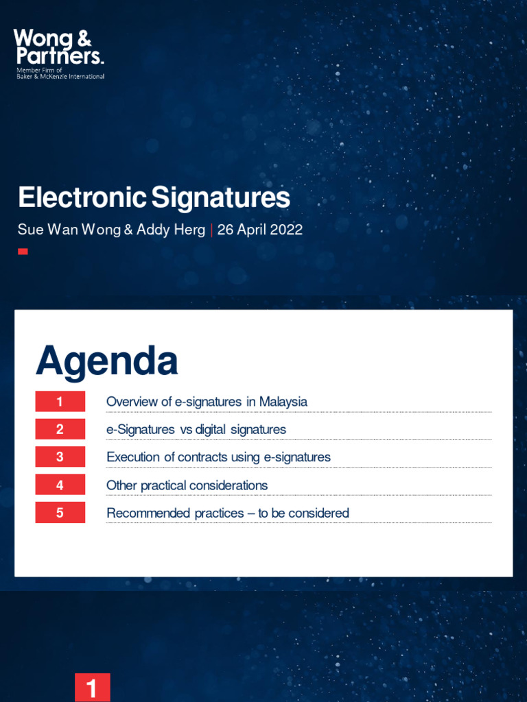 Electronic Signature | PDF