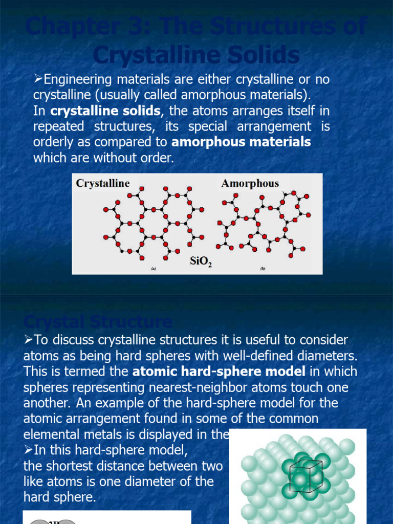 Engg MaterialsEMP - L3 | PDF | Crystal Structure | Condensed Matter Physics