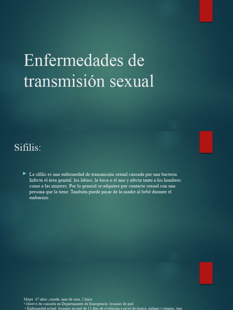 Enfermedades de Transmisión Sexual | PDF | Infección transmitida sexualmente | VIH / SIDA