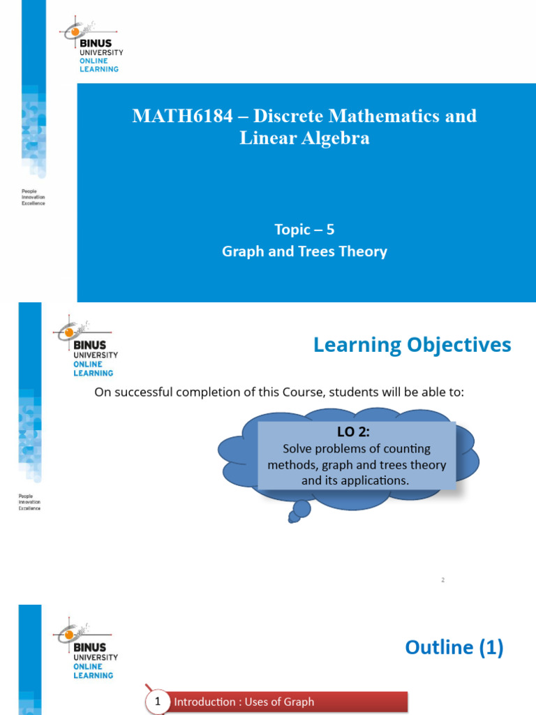 Topic 5 - Graph and Trees Theory | PDF | Vertex (Graph Theory) | Discrete Mathematics