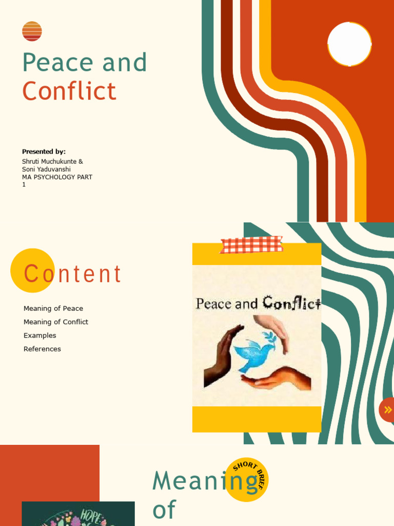 Peace and Conflict | PDF | Conflict Resolution | Violence