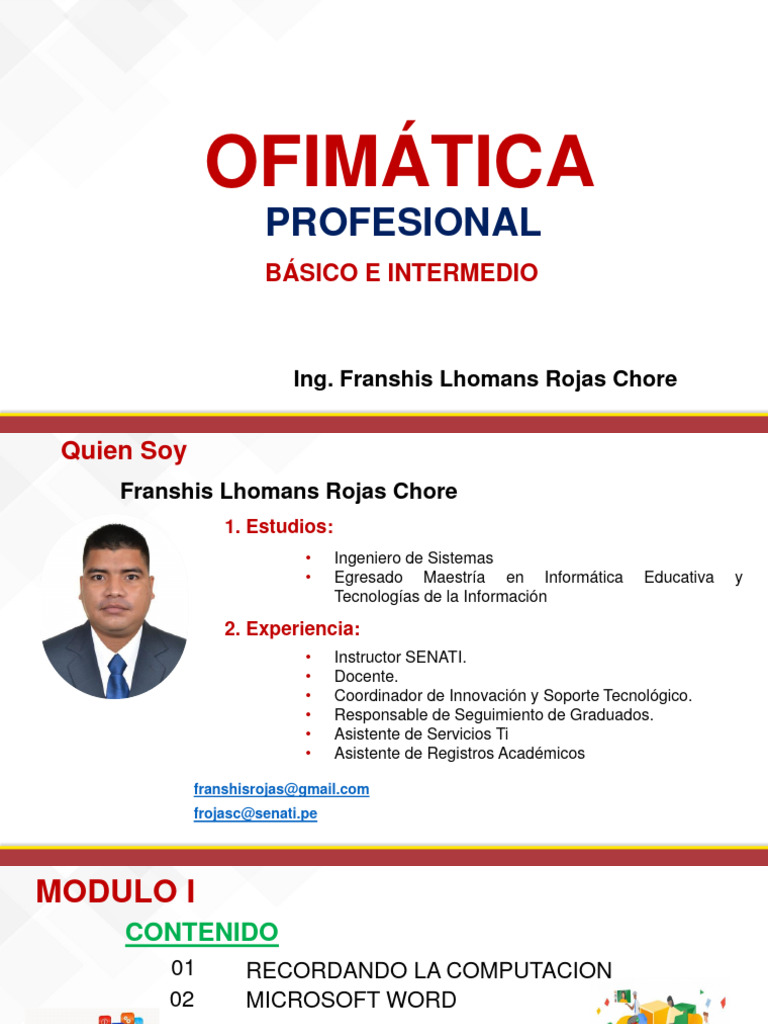 Sesion 4 Ofim Profe Basica - Intermedio | PDF | Microsoft Excel | Tipo de datos
