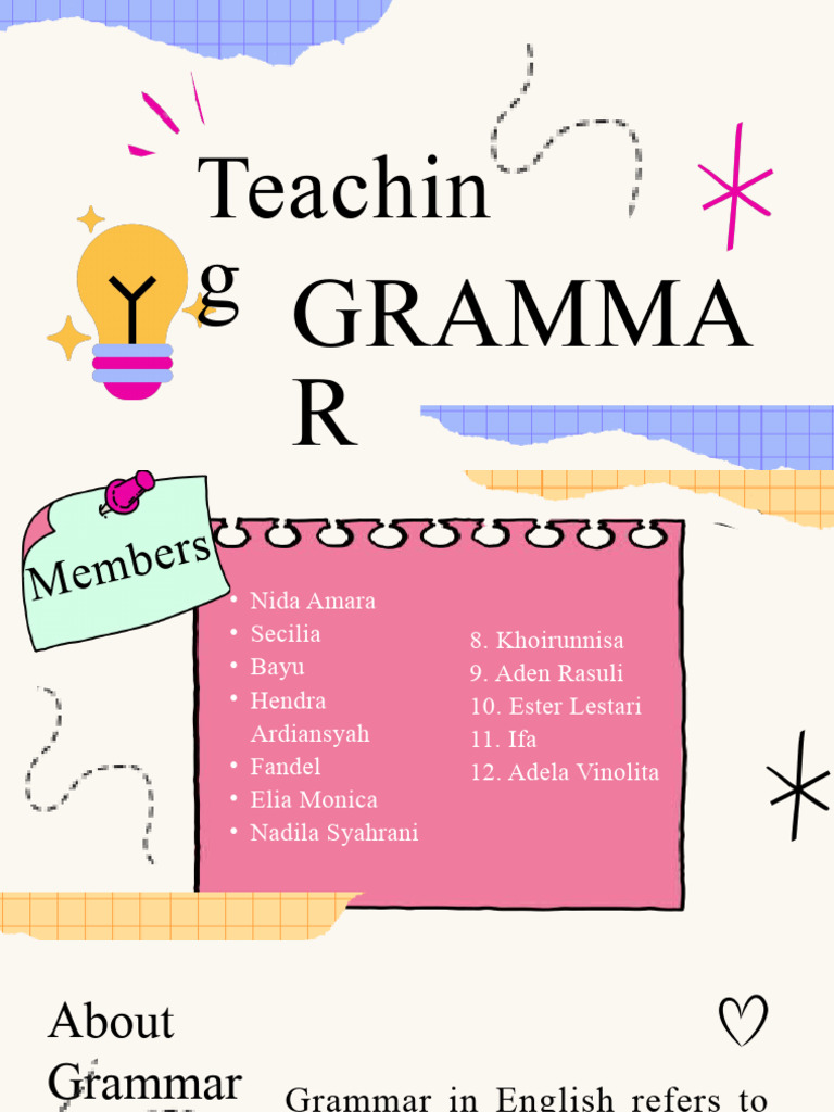 Teaching Grammar | PDF