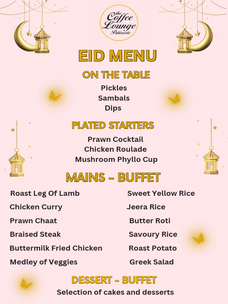 Eid Menu 2024 | PDF