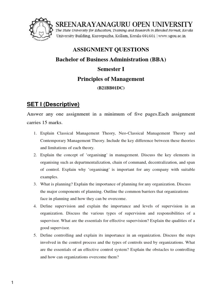 Bba Assignment Questions Isem III Intake New | PDF | Debits And Credits