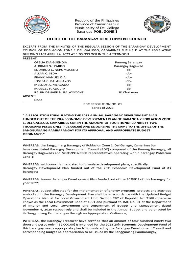 20 DEVLT BDC Reso | PDF