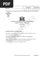 Shapta Uce Geography 2024 4 | PDF | Uganda | Economies