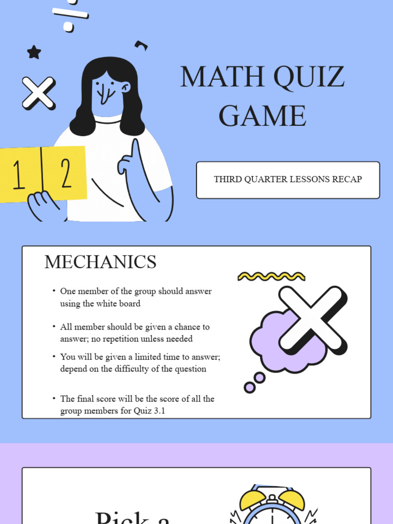 Math Quiz | PDF | Percentage | Ratio