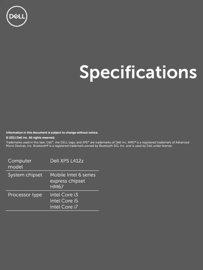 All-Products Esuprt Laptop Esuprt Laptop Xps xps-l412z Reference-Guide En-Us | PDF | Computer ...