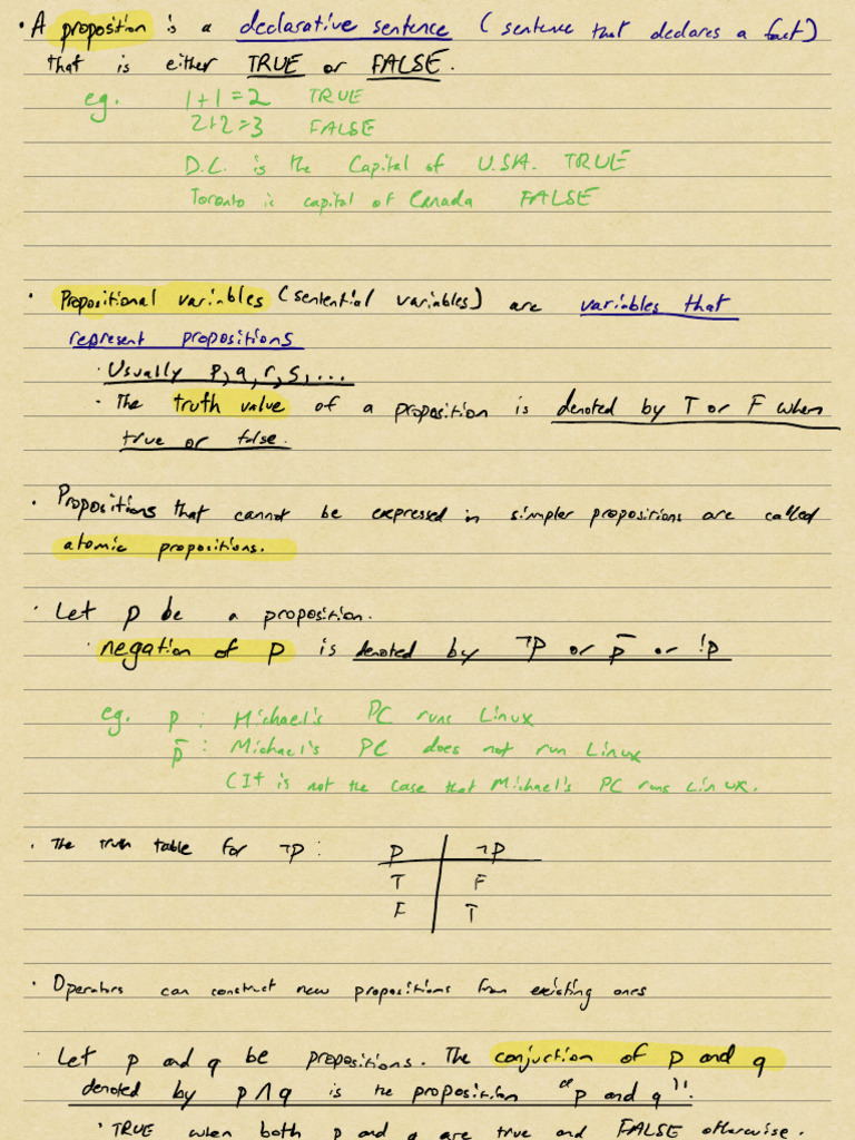 Chapter 1 | PDF | Proposition | If And Only If
