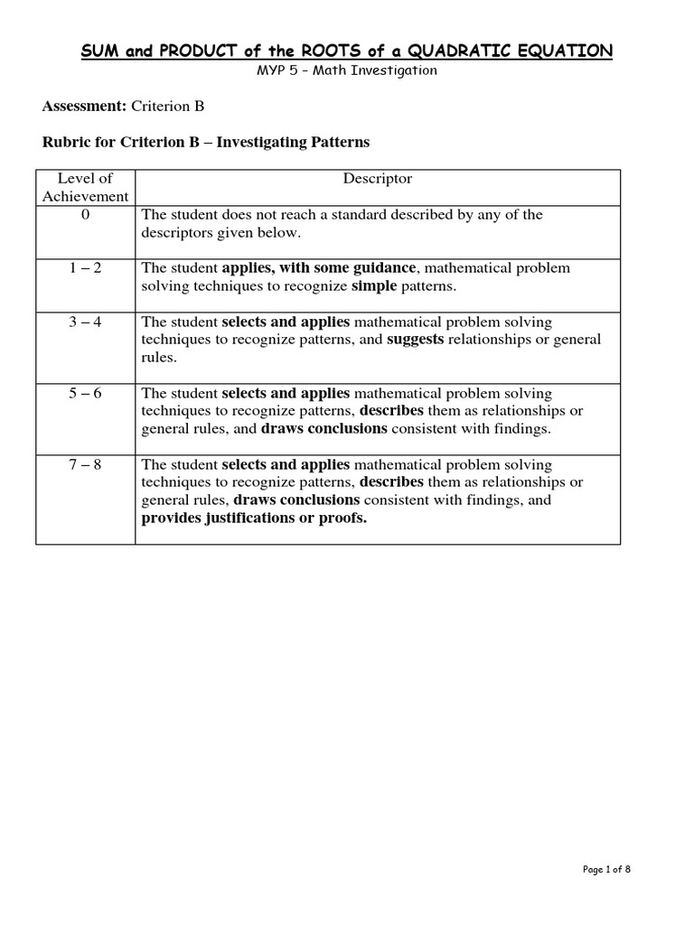 Unit 3 Crit B Questions | PDF | Quadratic Equation | Equations