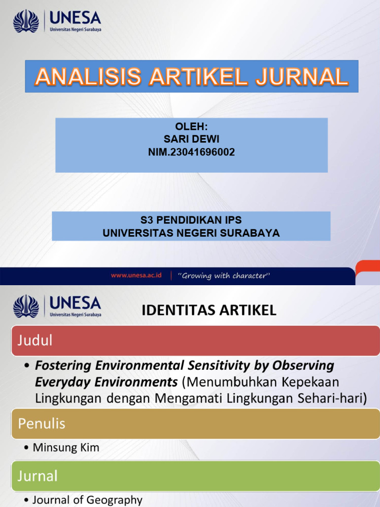 Analisis Jurnal | PDF