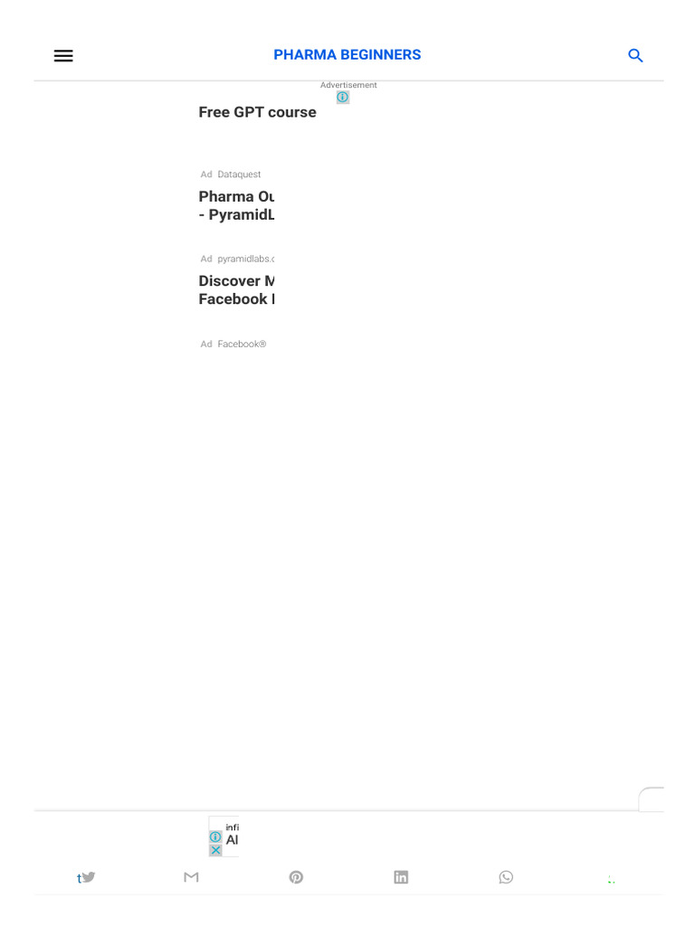 Audit Checklist - Department Wise in Pharmaceuticals - Pharma Beginners ...
