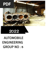 Engine Block Manufacturing Process | PDF | Casting (Metalworking) | Engines