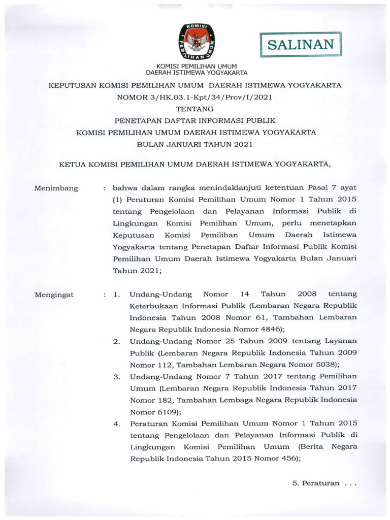 Salinan SK Dip Januari 2021 | PDF