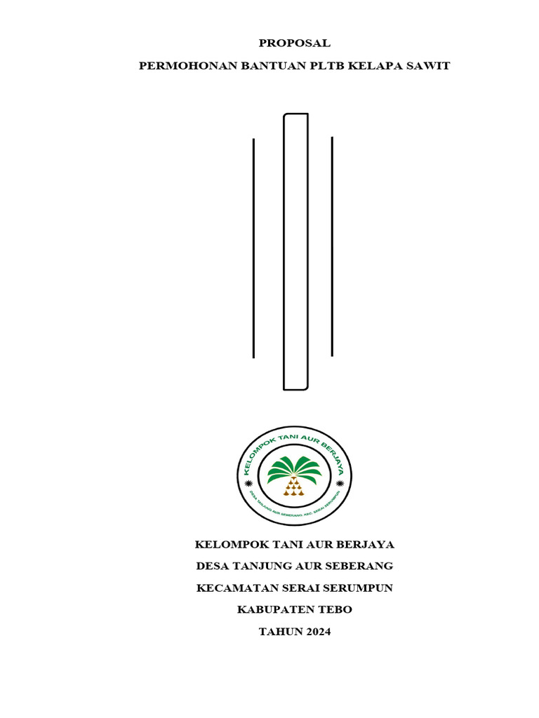 Proposal Bantuan Sawit | PDF