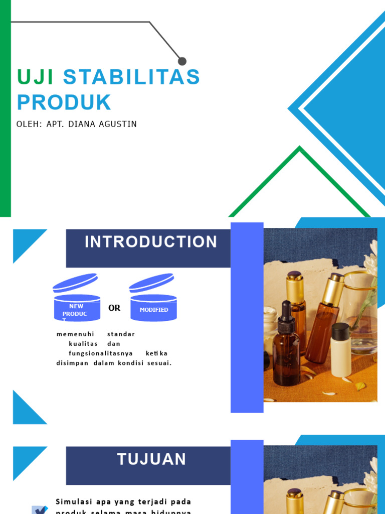 Uji Stabilitas Produk | PDF