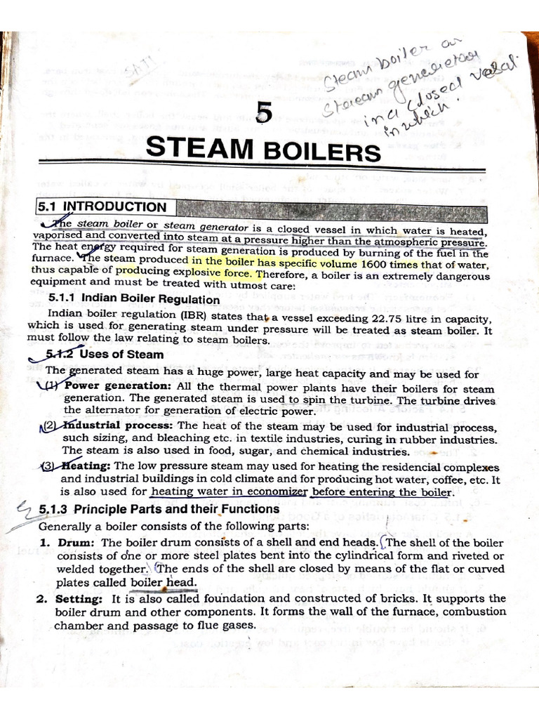 Study of Boilers | PDF