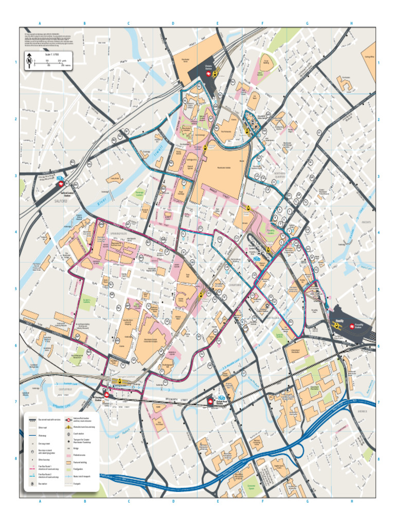 Manchester Transport Map | Download Free PDF | Data Management | Social ...