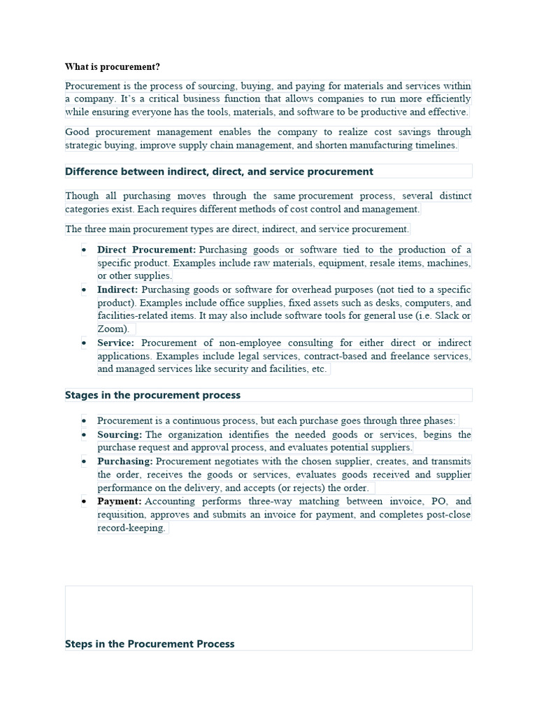 Procurement Purchase | PDF | Procurement | Performance Indicator