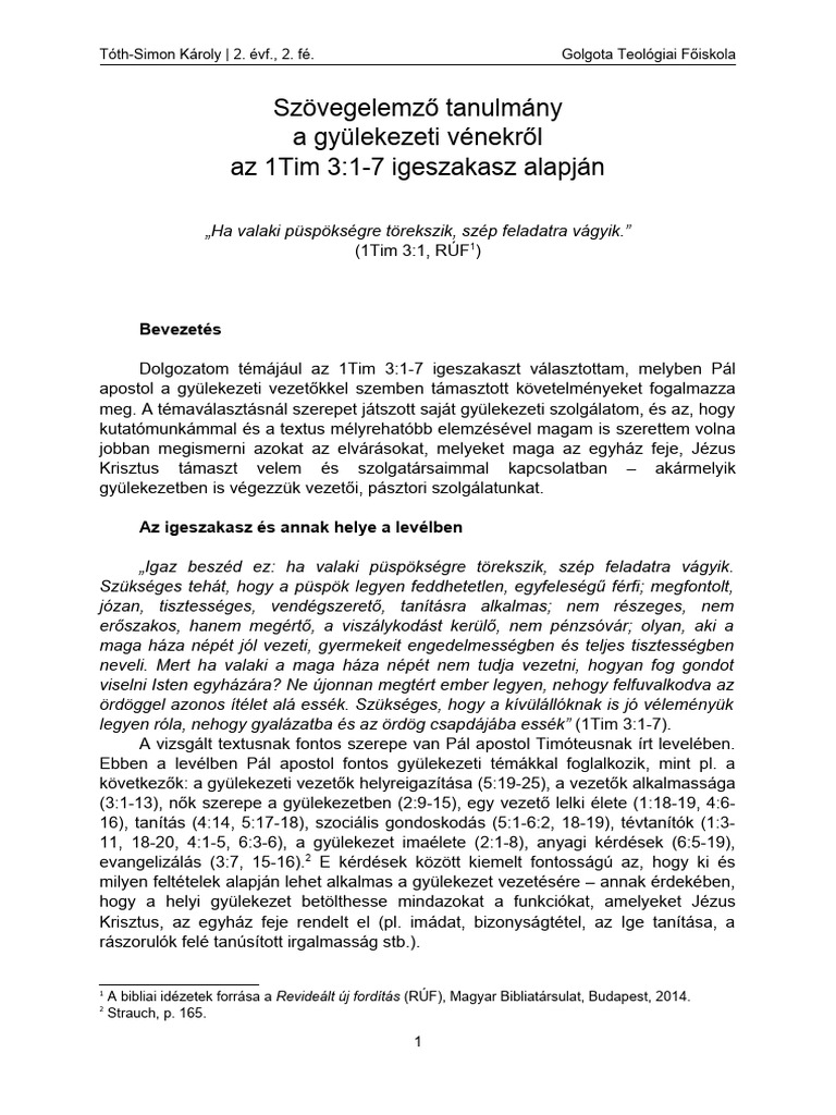 Szövegelemző Tanulmány | PDF