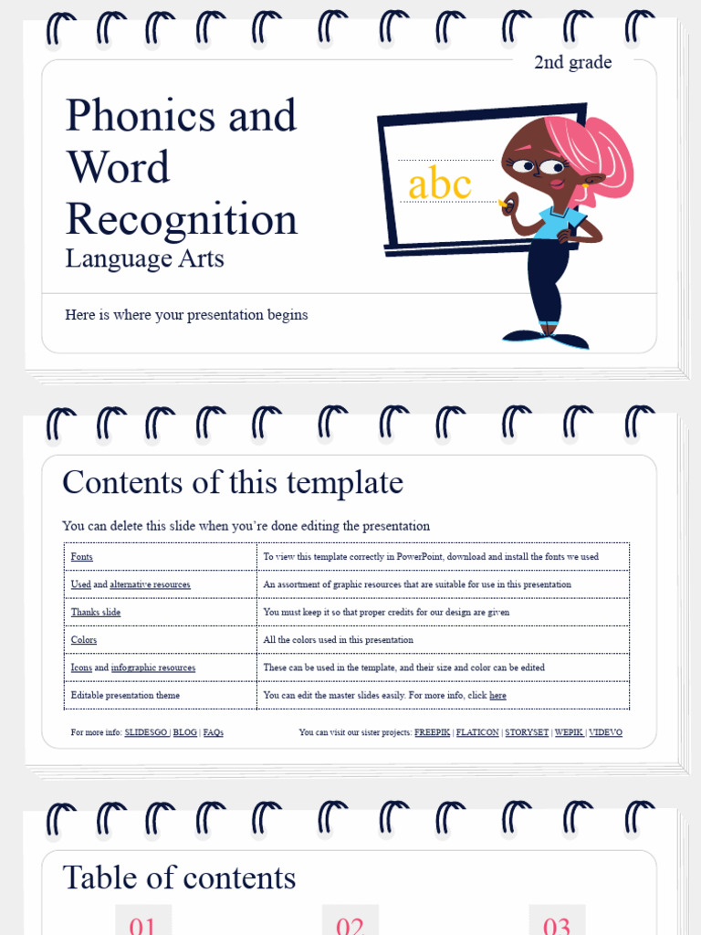 Phonics and Word Recognition - Language Arts - 2nd Grade by Slidesgo ...