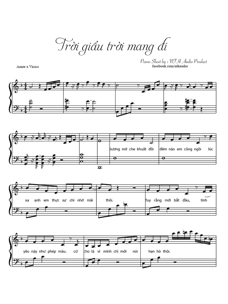 Troi Giau Troi Mang Di 2022 Sheet F | PDF