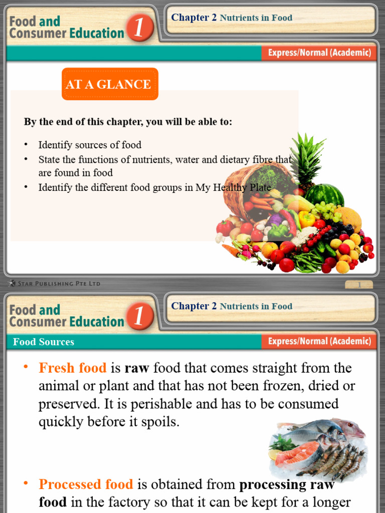 Chapter 2 Nutrients in Food | PDF | Foods | Nutrients