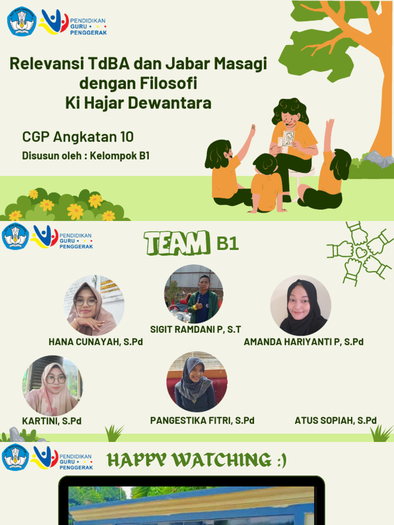 Relevansi TdBA Dan Jabar Masagi Dengan Filosofi Ki Hajar Dewantara | PDF