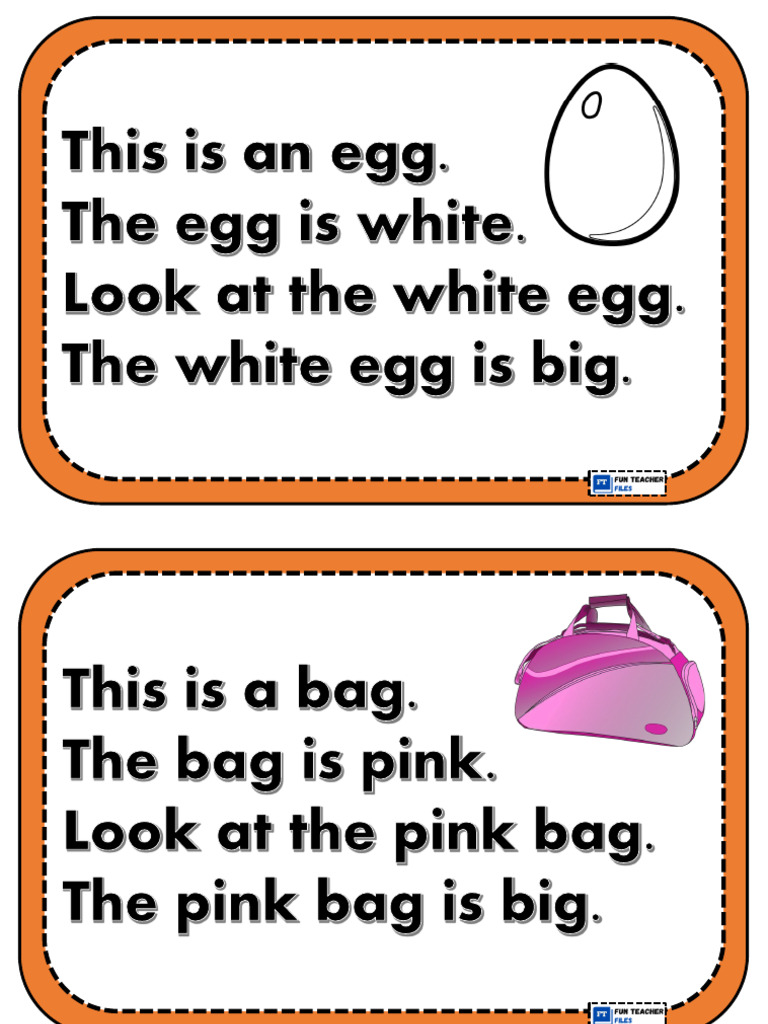 Easy Reading Passages Set 3 | PDF