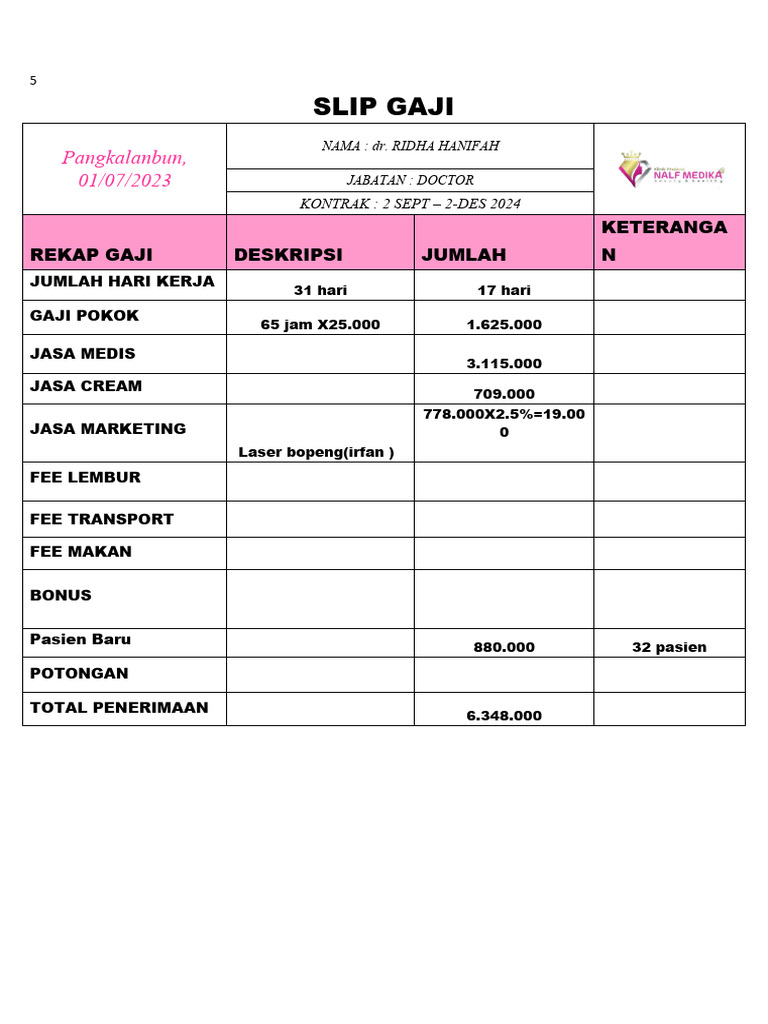 Slip Gaji | PDF