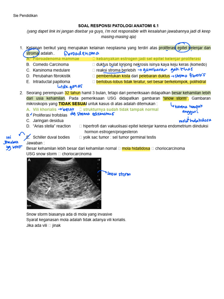 Responsi PA - Arven | PDF